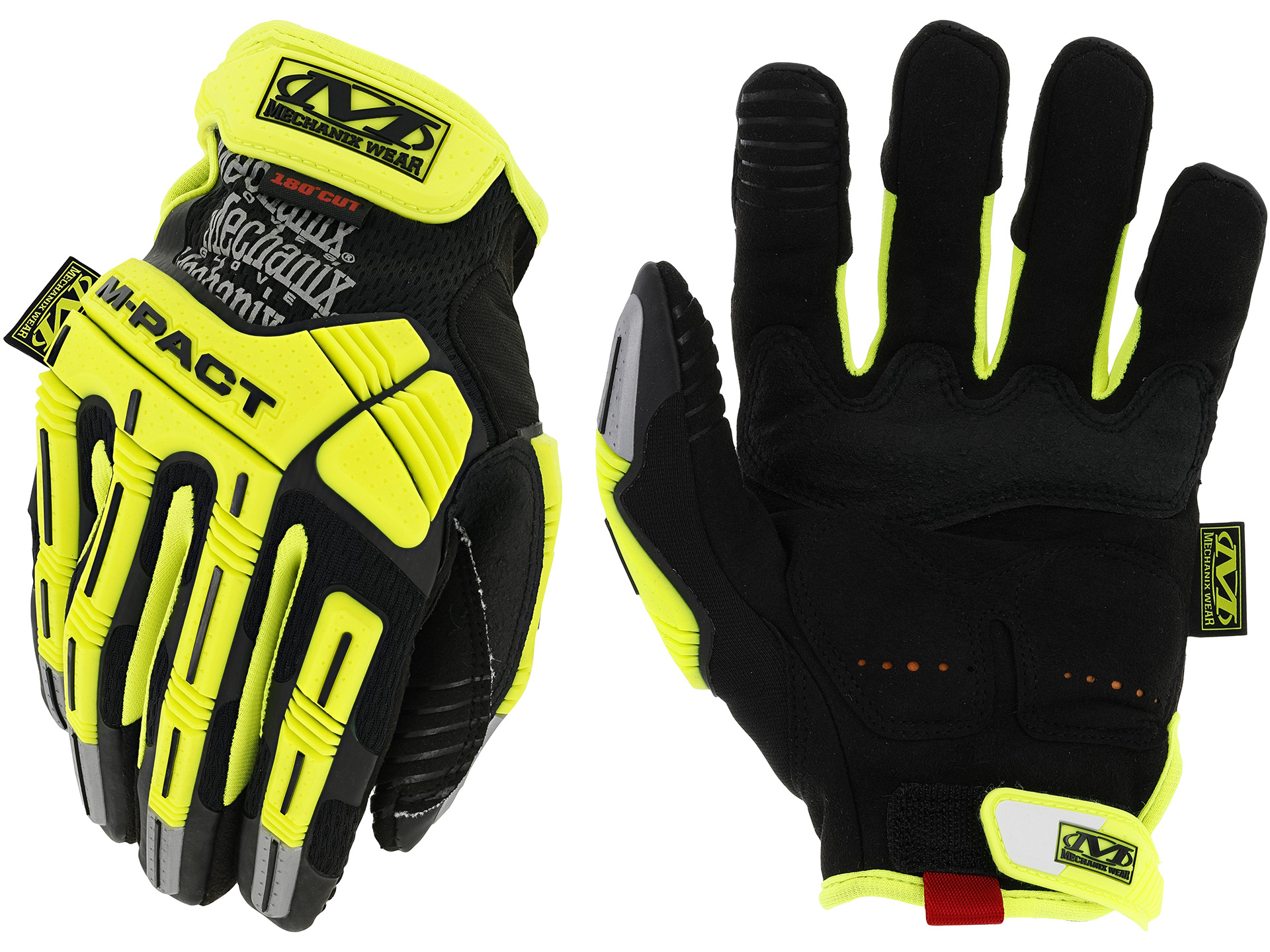Glove M-Pact D5 Multi-Viz FLUORESCENT YELLOW - MX-SMP-C91 FL - Tactical ...